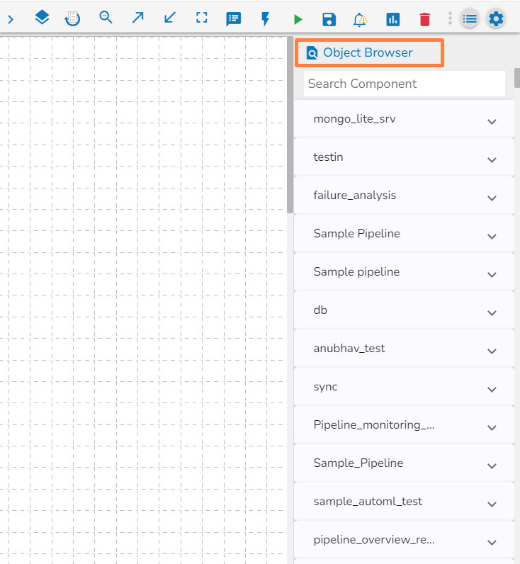 Search Component in Pipelines - Data Pipeline